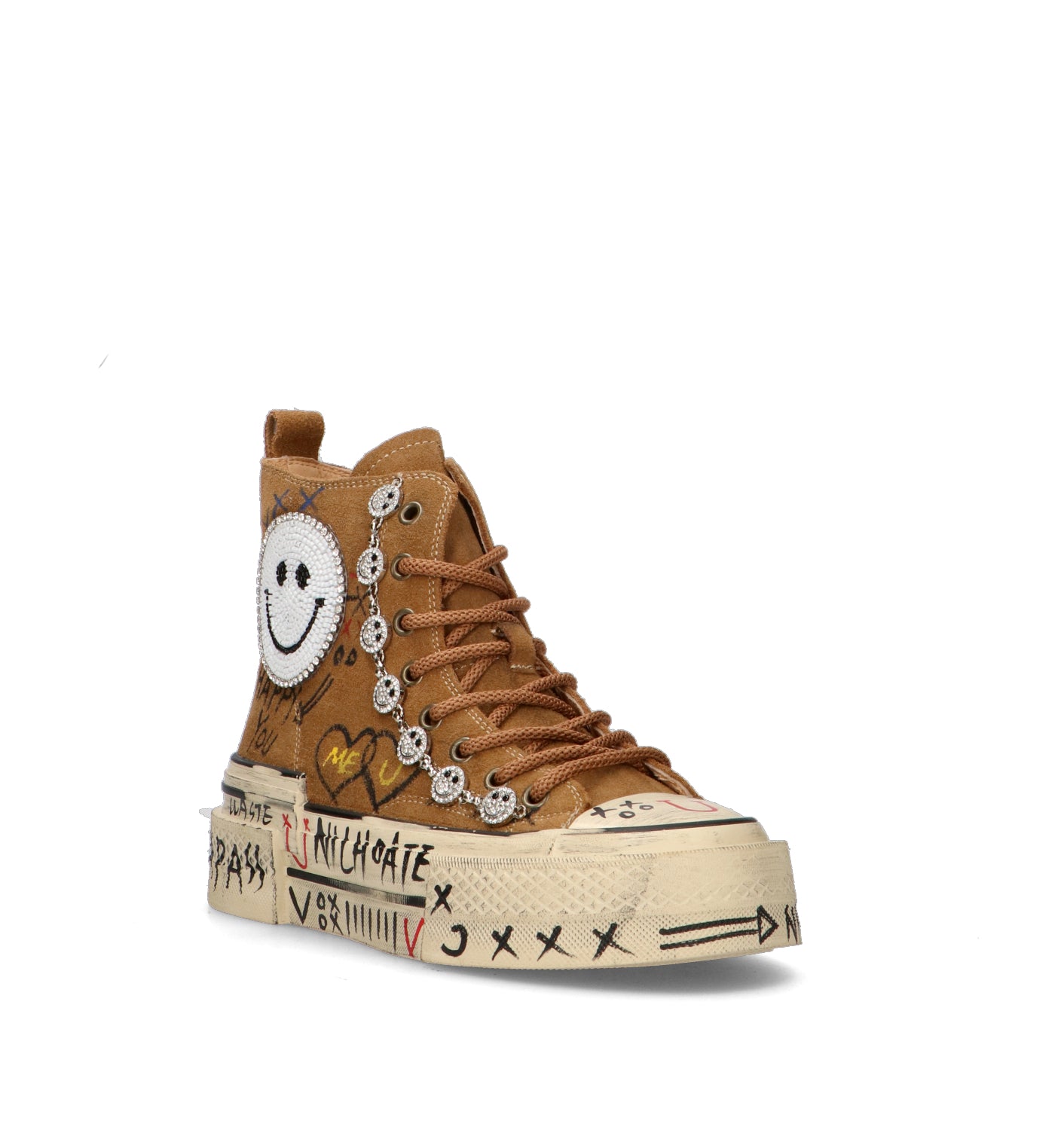 NANKU Sneaker donna cammello in suede – Quellogiusto