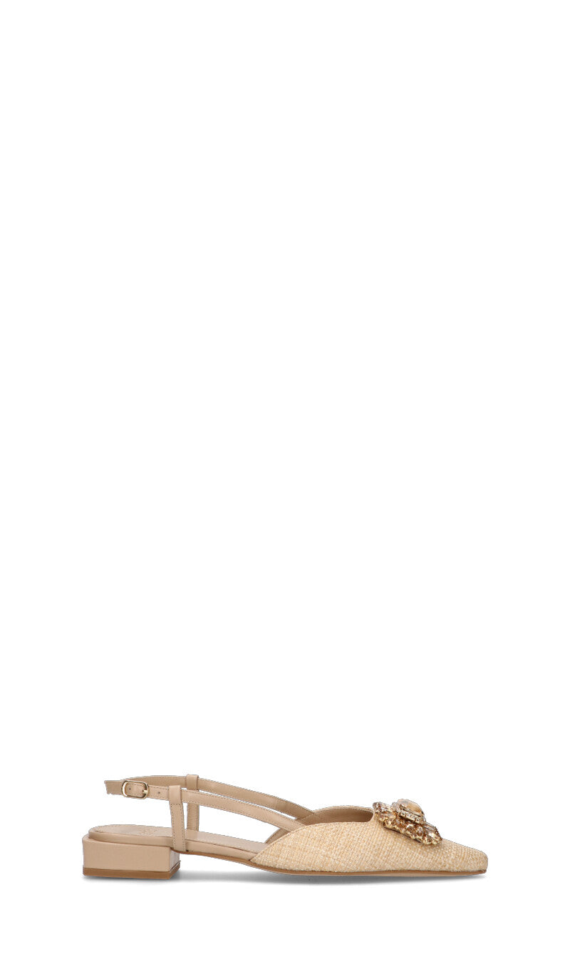 EXE Slingback donna naturale – Quellogiusto